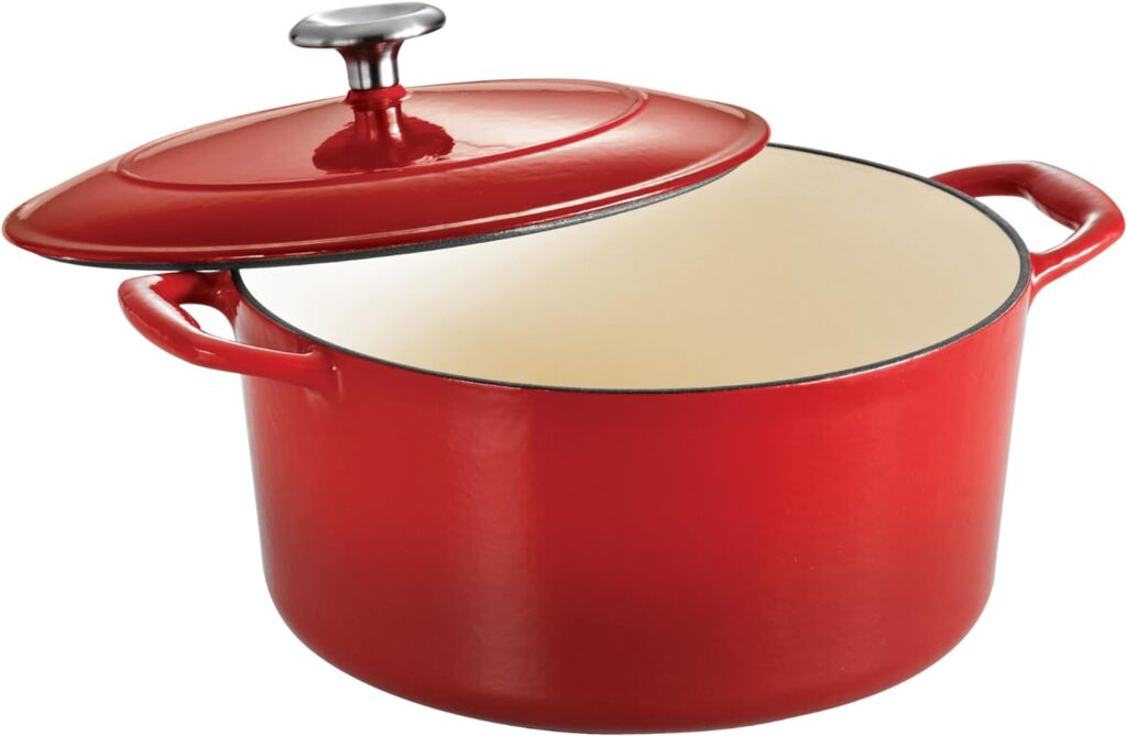 Tramontina Covered Round Dutch Oven Enameled Cast Iron 5.5-Quart ...